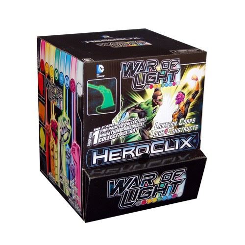 DC HeroClix: War of Light Construct Gravity Feed Display (24) - Atomic ...