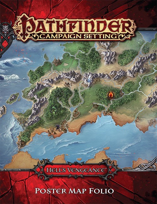 Pathfinder Campaign Setting: Hell's Vengeance Poster Map Folio - Atomic ...