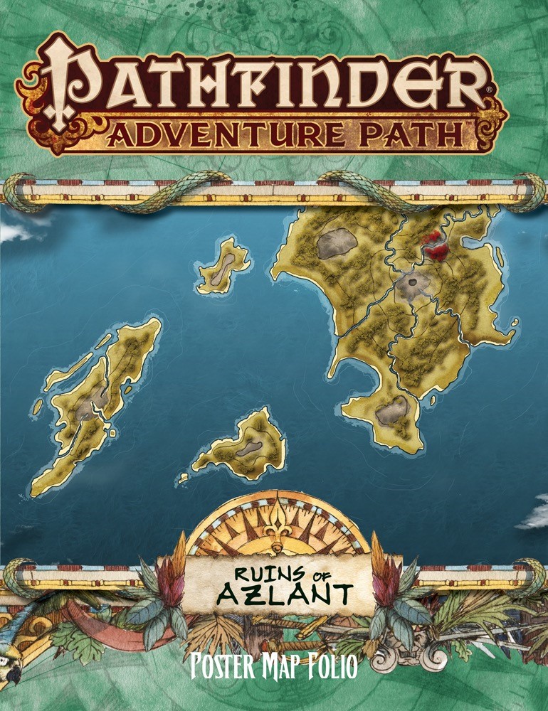 Pathfinder Campaign Setting: Ruins of Azlant Poster Map Folio - Atomic ...
