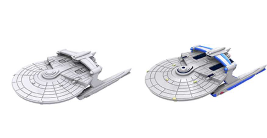 Star Trek Deep Cuts Unpainted Ships: Federation Miranda Class - Atomic ...