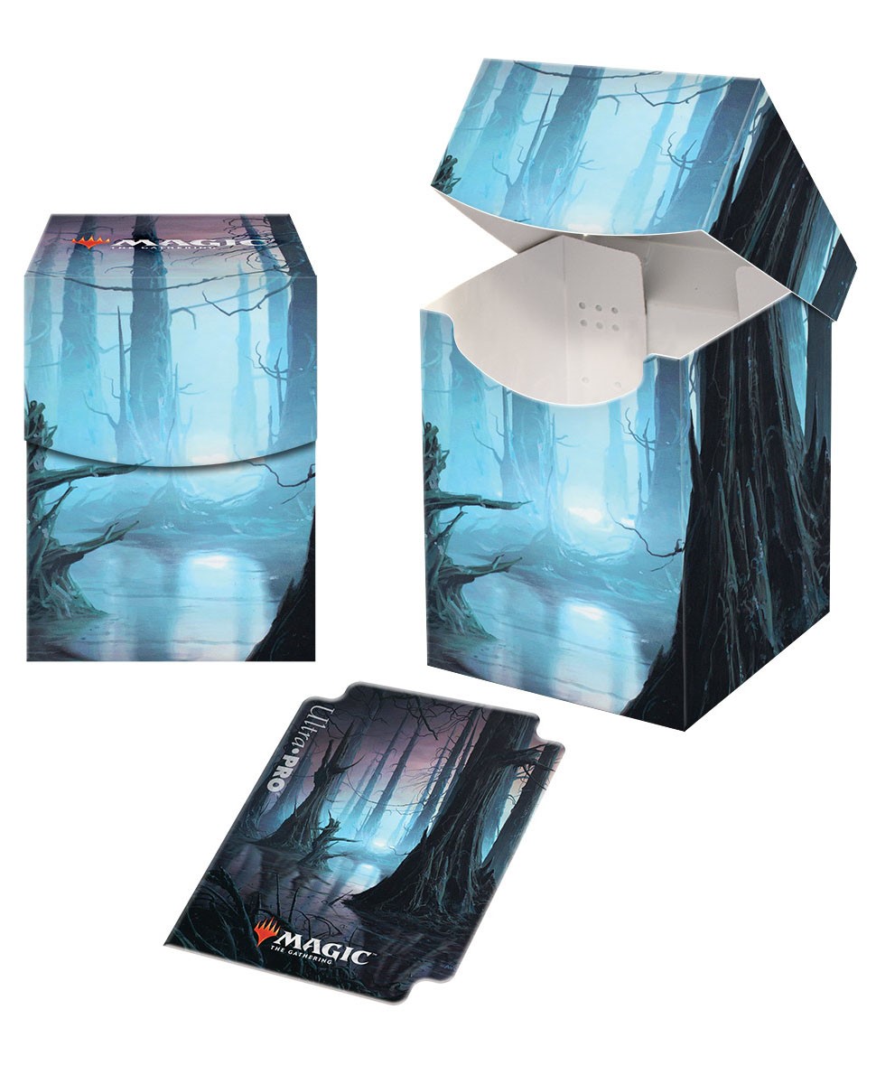 Pro 100+ Deck Box: Unstable Lands - Swamp - Atomic Empire