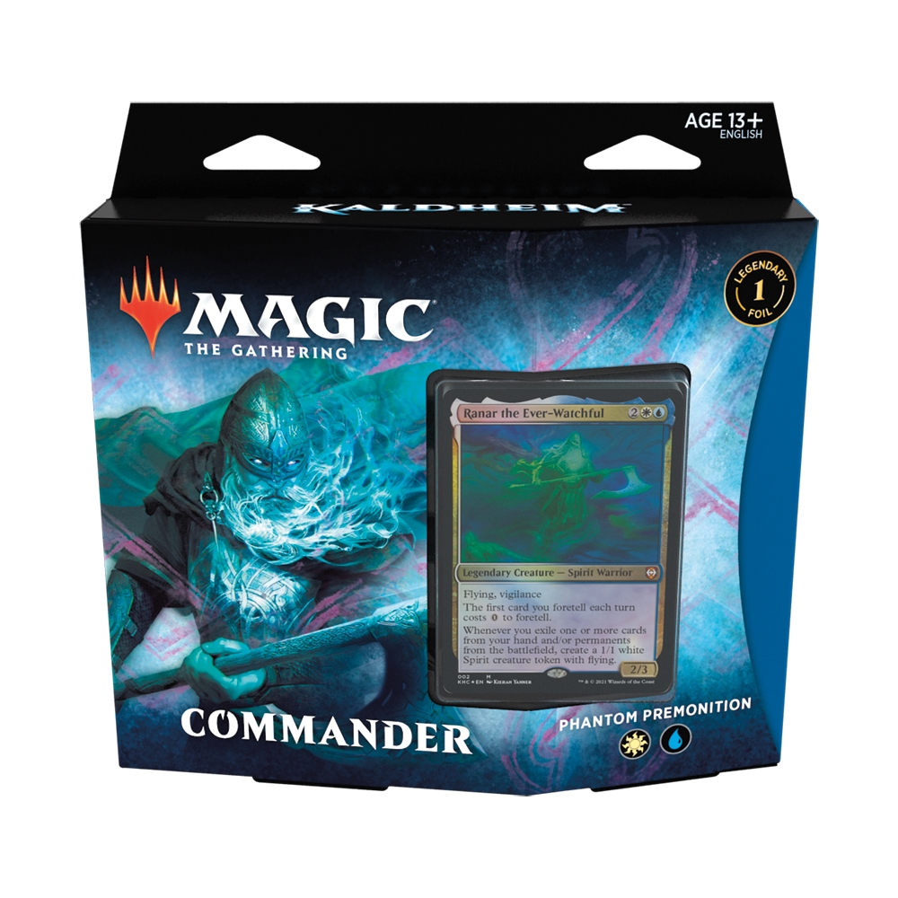 Magic the Gathering CCG: Kaldheim Commander Deck - Phantom Premonition ...