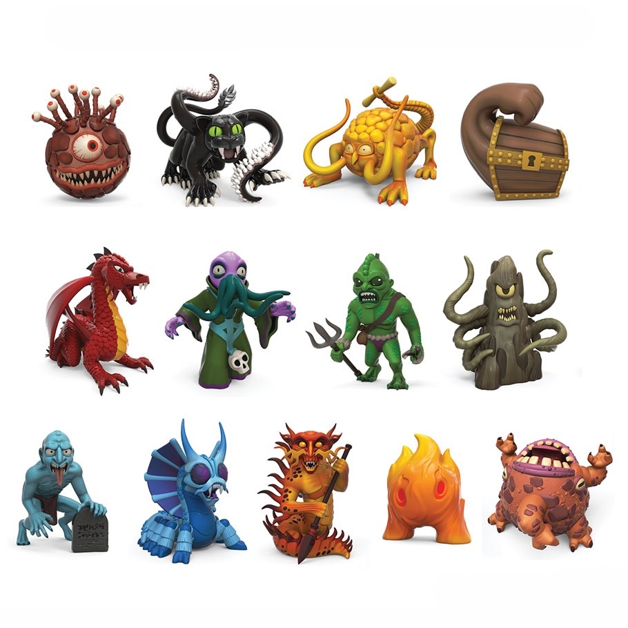 Dungeons and Dragons 3 Inch Vinyl Mini Figure Blind Mystery Box ...
