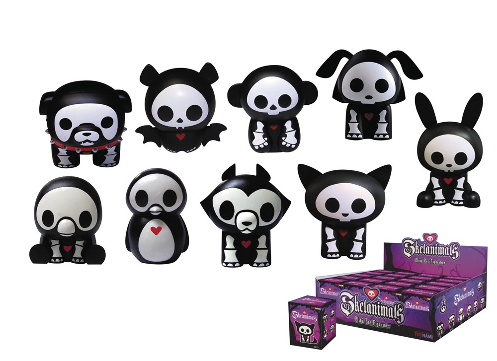 Skelanimals: Glow in the Dark Figurine Blind Mystery Box - Atomic Empire