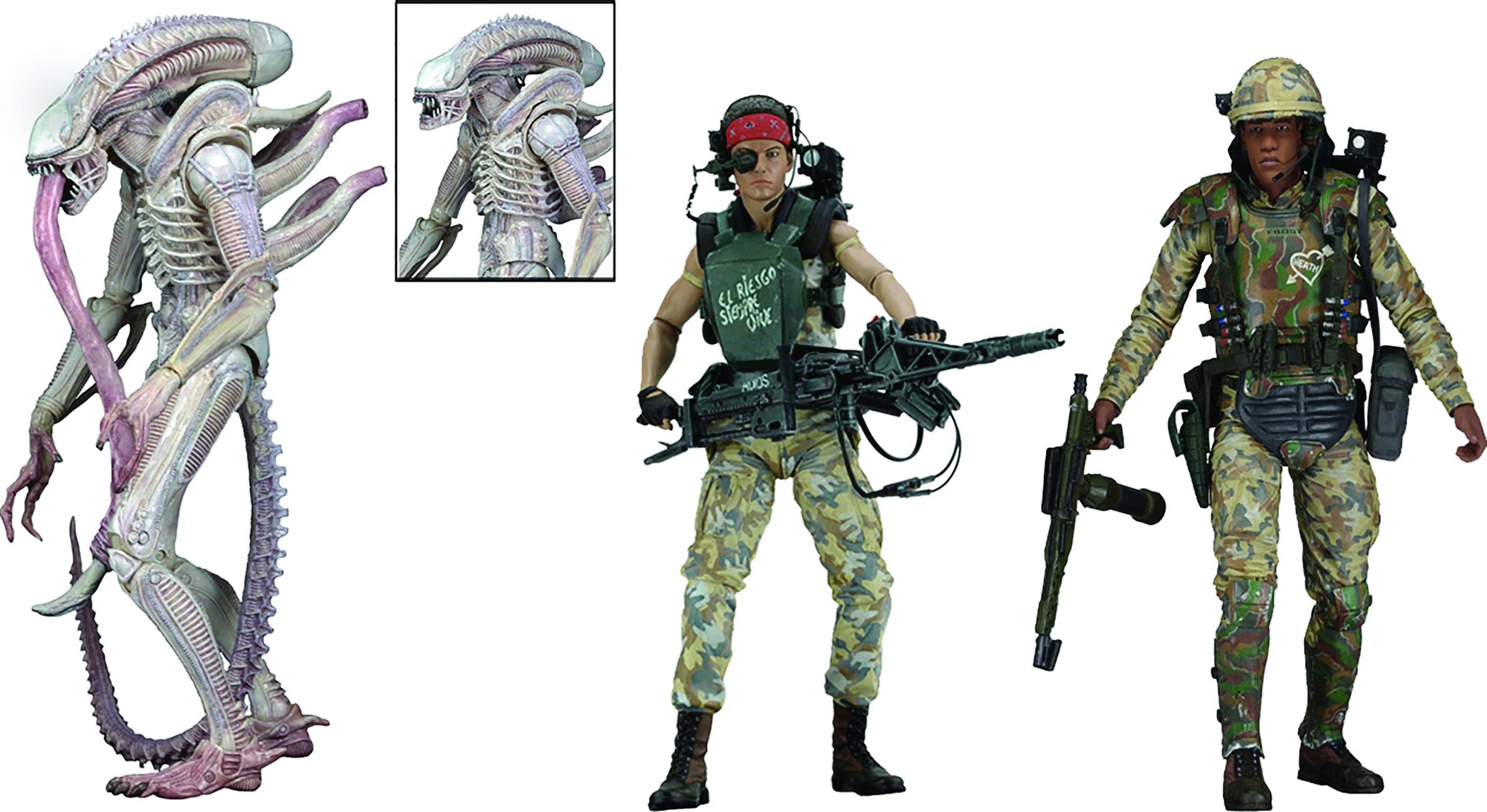 Aliens: 7 Inch Scale Action Figure Series 9 - Albino Alien - Atomic Empire