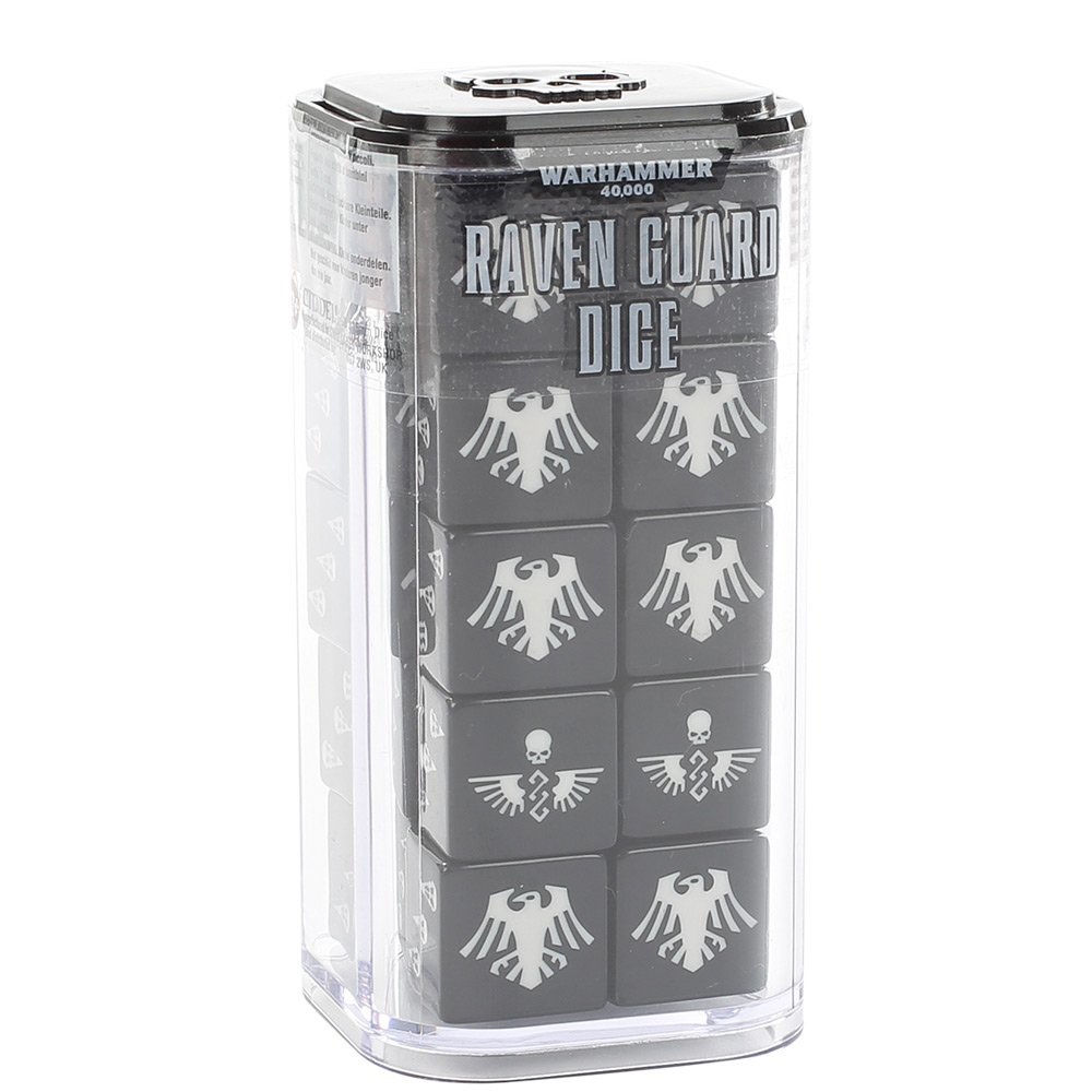 Space Marines: Raven Guard Dice Set - Atomic Empire