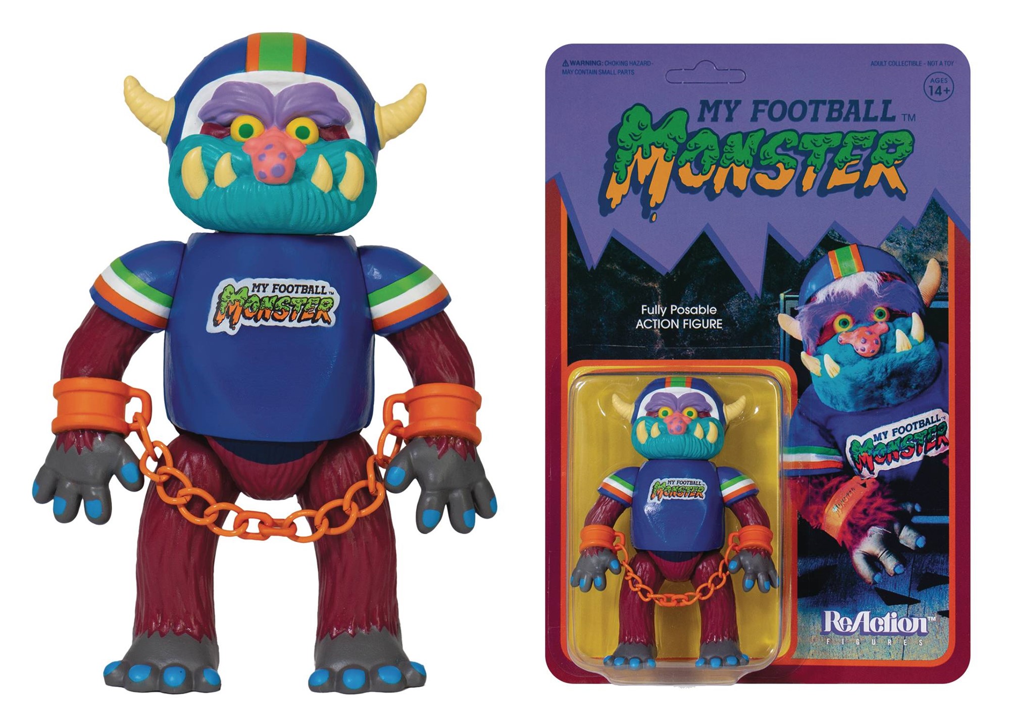 My Pet Monster: Football Monster ReAction Figure - Atomic Empire