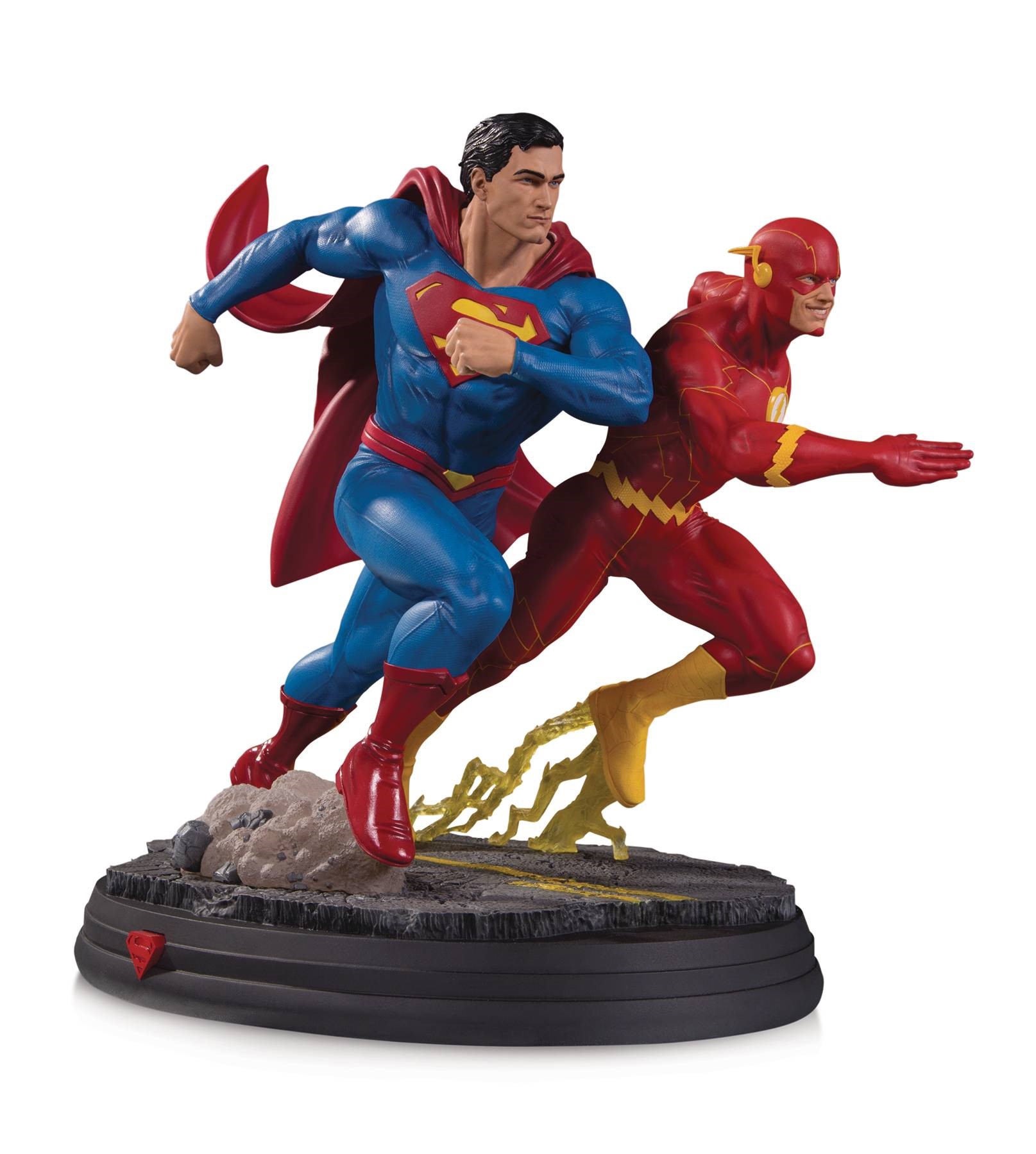 DC Gallery: Superman vs. the Flash Racing Statue (Second Edition ...