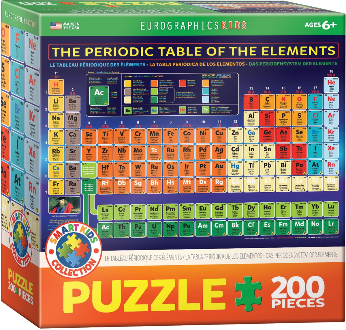 Periodic Table of Elements 200 Piece Puzzle - Atomic Empire