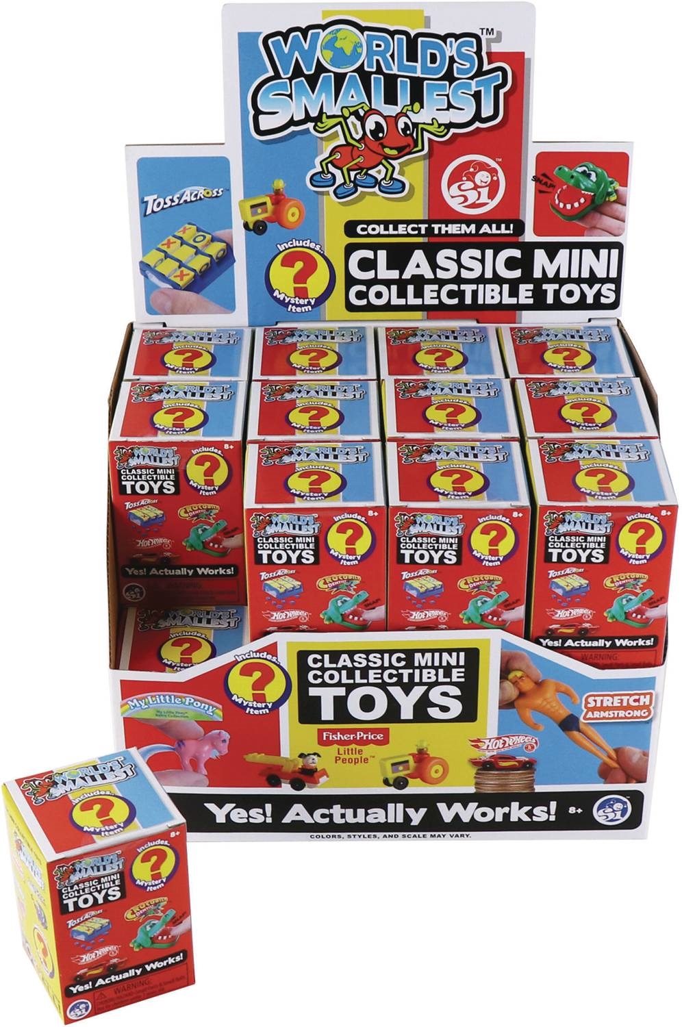 World's Smallest Classic Toys Series 3 Blind Mystery Box Display (24 ...
