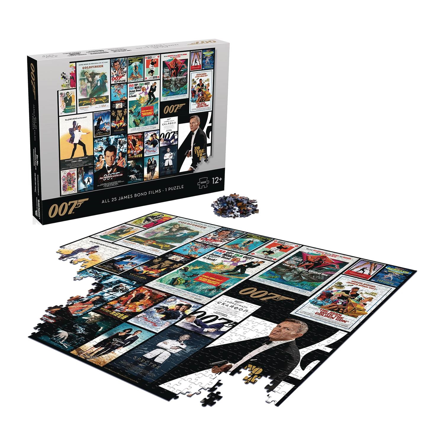 007 James Bond All 25 Films 1000 Piece Puzzle - Atomic Empire