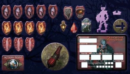 D&D Tokens: Heroes of Shadow Blackguard Token Set - Atomic Empire