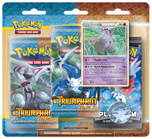 Pokemon TCG: HS Triumphant 3-Booster Blister Pack - Atomic Empire
