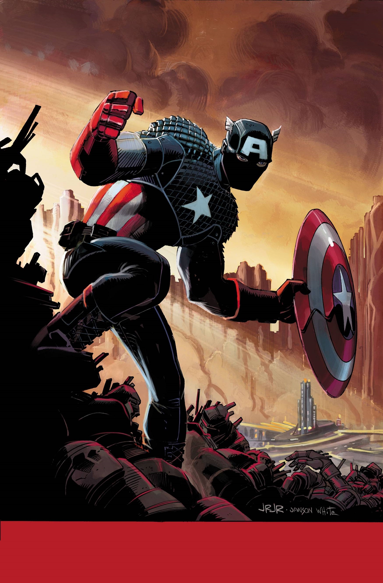 Captain America Now by John Romita Jr Poster - Atomic Empire